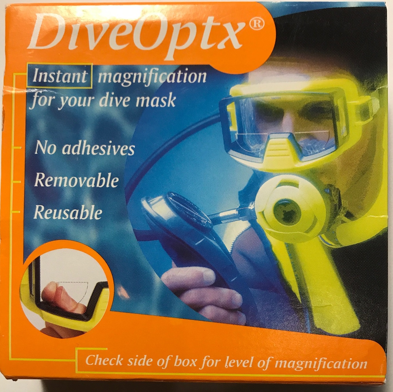 Corrective lenses for masks | CHUM Social Dive Club